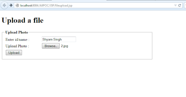 How to upload a file at server and store path in database in java. | a2z java tutorials