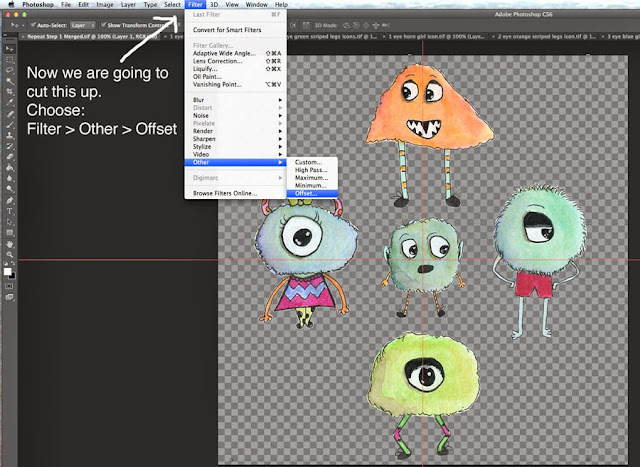 Lynda M. Metcalf: Making a Repeat Pattern in Photoshop CS6 Part 2