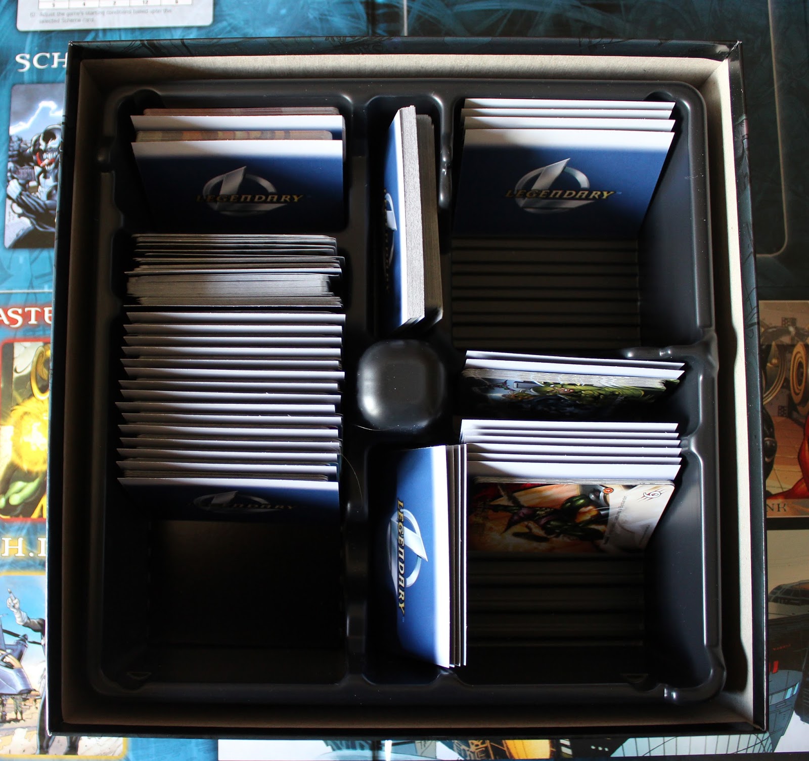 Random Nerdery: Cardboard - Legendary: A Marvel Deckbuilding Game card ...