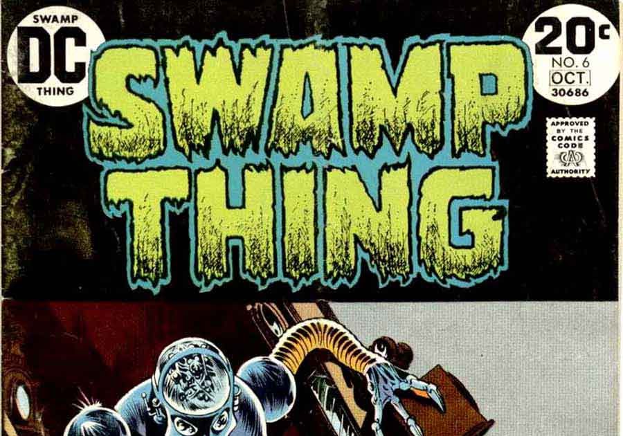 Swamp Thing #6 - Bernie Wrightson art & cover - Pencil Ink