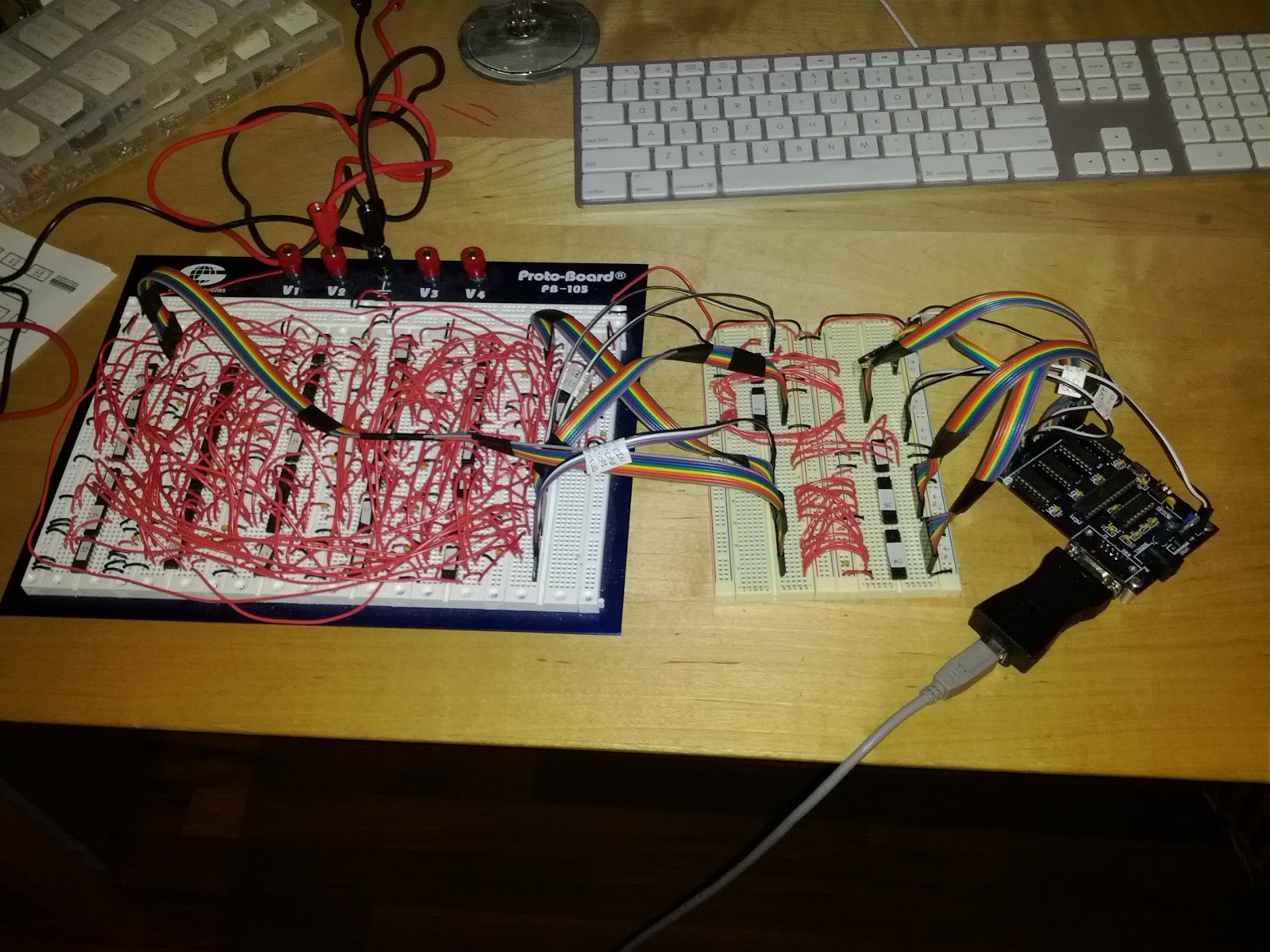 Blog: Breadboarded ALU Complete