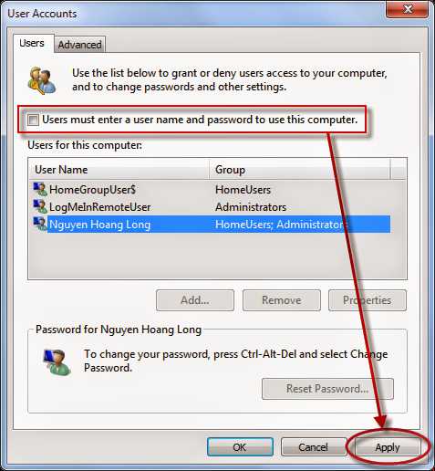 Cách tắt cửa sổ log on to windows khi khởi động máy tính - Tin học văn ...