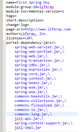 Liferay Article: Spring MVC Portlet in Liferay with annotations