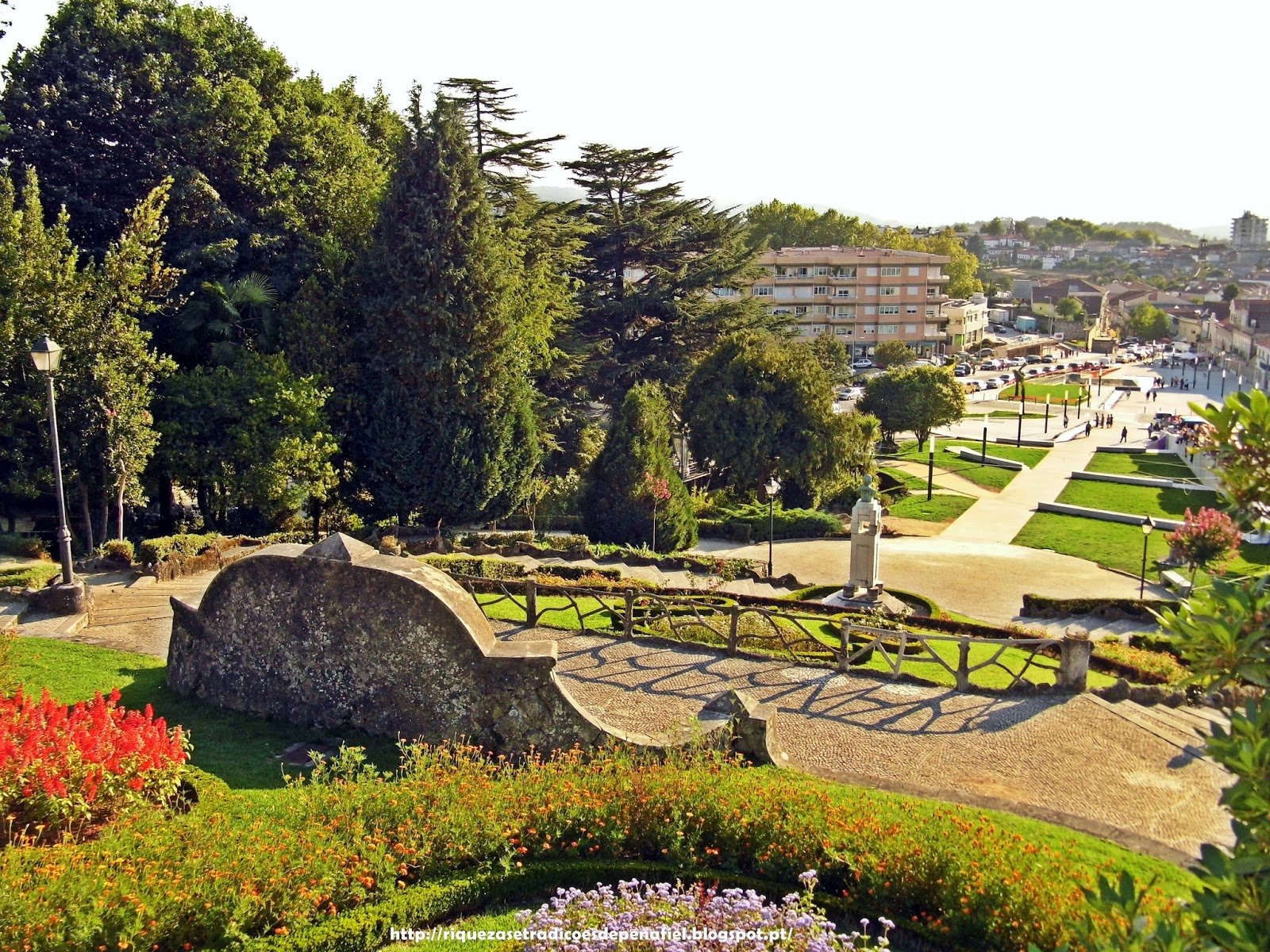 Postais da Cidade de Penafiel- Jardim do Sameiro