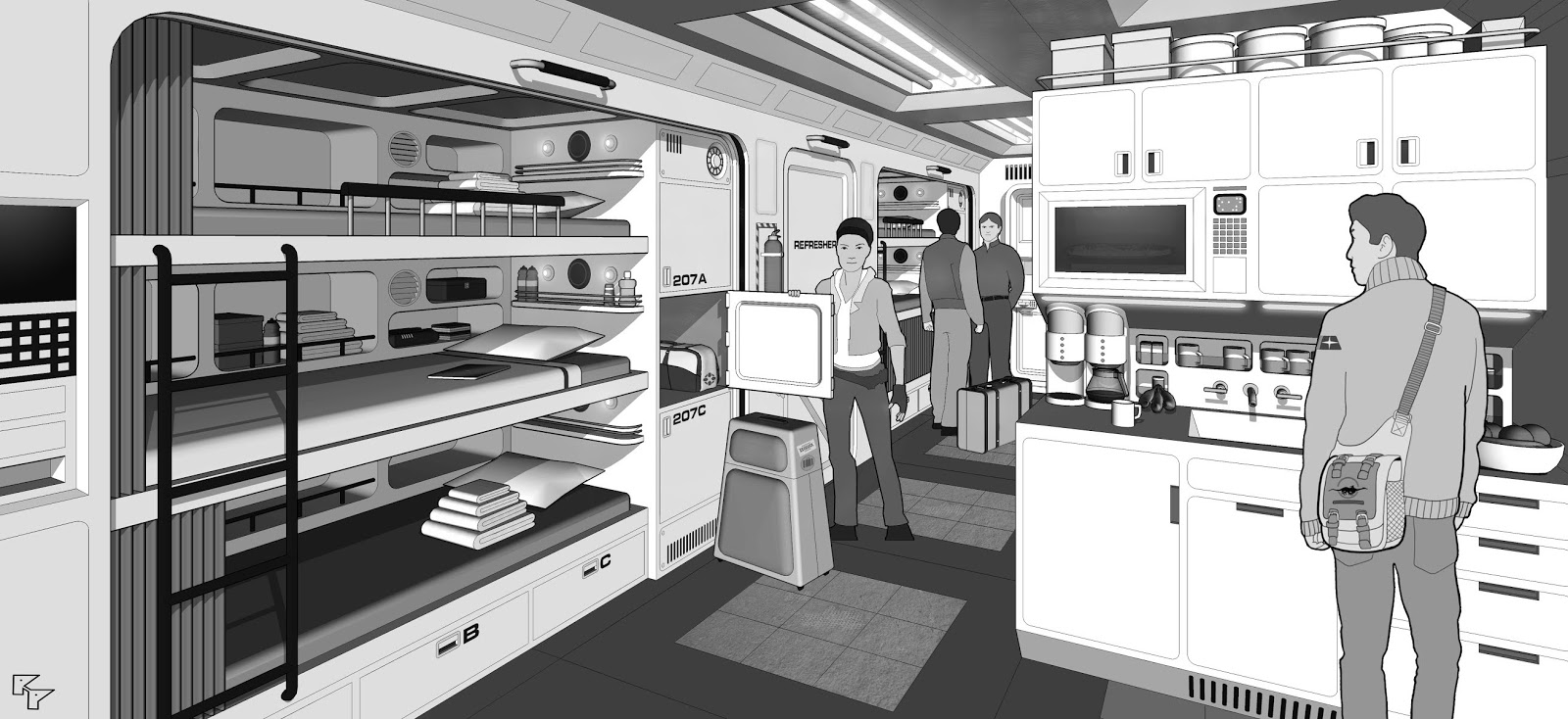 Yet Another Traveller Blog: Passenger Deck/Steerage Geomorphs and ...