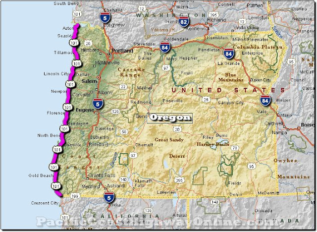 Top Drive - Highway 101 - The Oregon Coast / Super route - De Kust Van ...