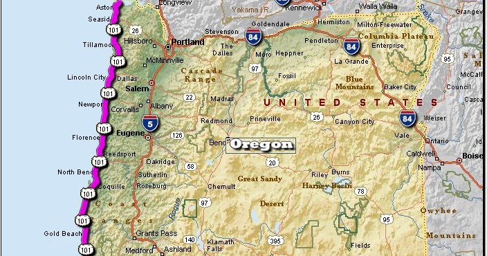 Top Drive - Highway 101 - The Oregon Coast / Super route - De Kust Van ...