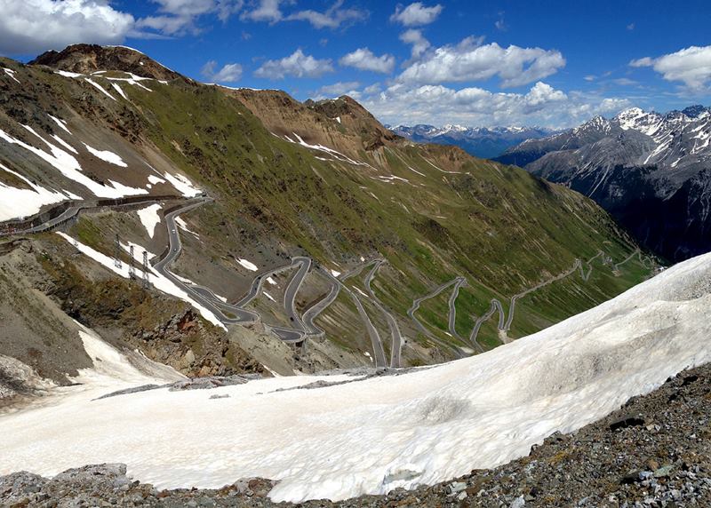 The Stelvio Pass, Italy