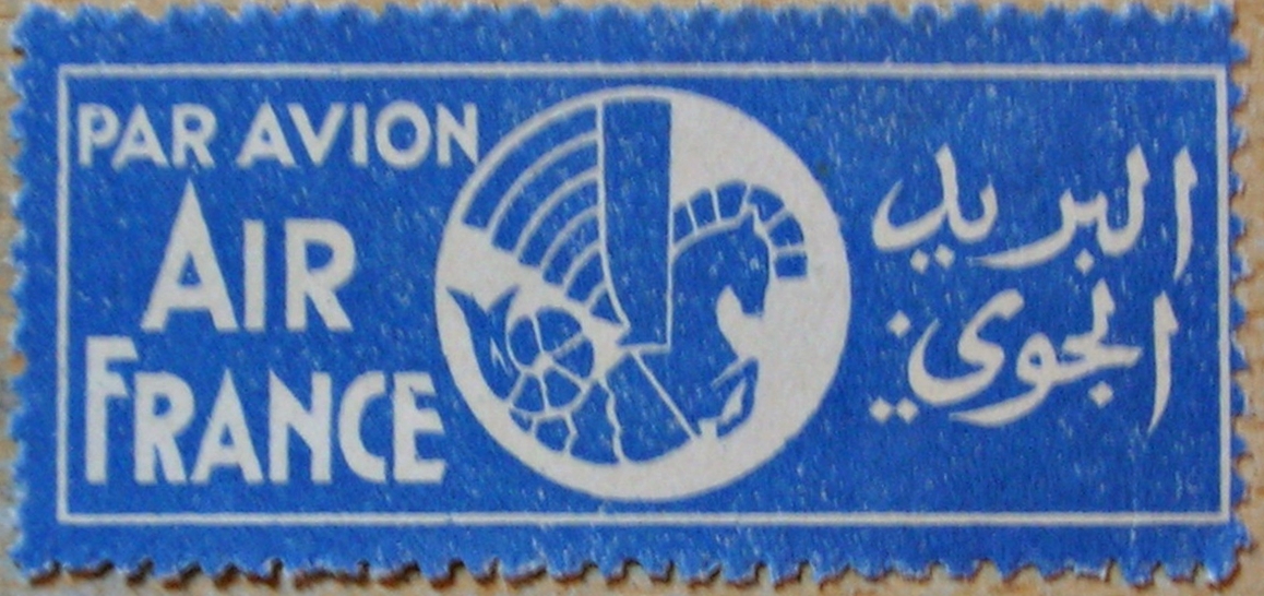 International Airmail And Priority Mail Labels: France: Air France ...