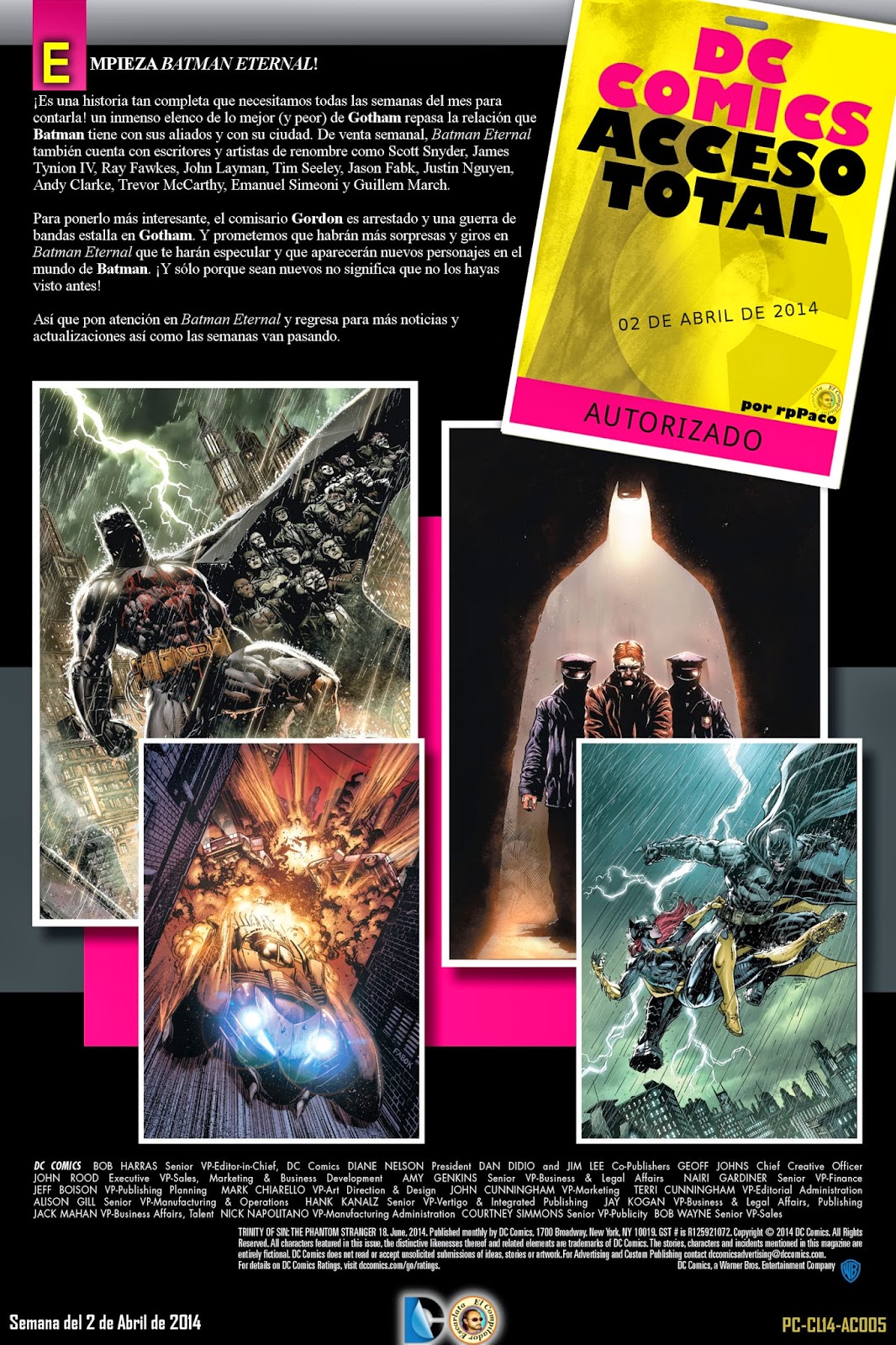 Otro blog más de cómics ... porque sí ...: DC Comics - All Access