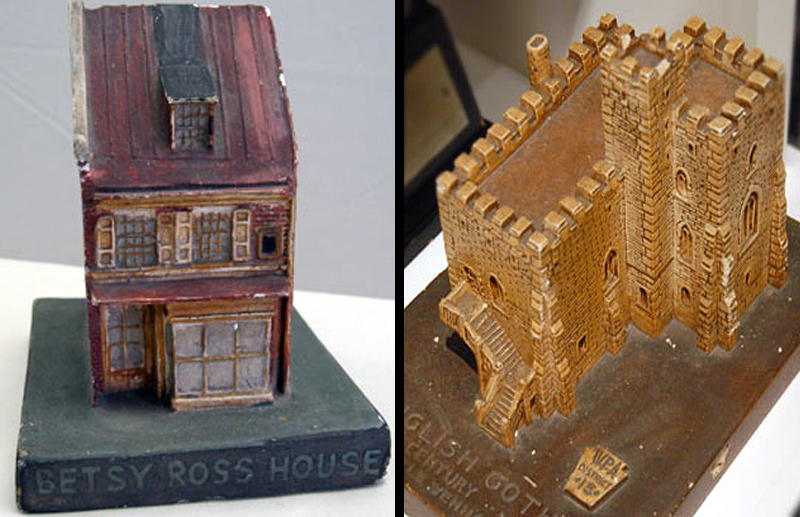 Building Collector: WPA Plaster Models of Historic Houses and Buildings