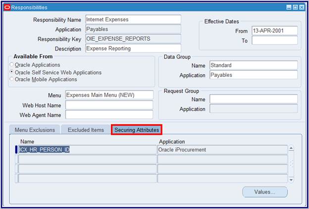 Oracle Applications: Creating a Supplier with Employee through Expense ...