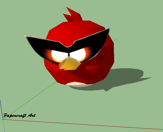Welcome To Papercraft Art Blog: Angry Bird Space Papercraft