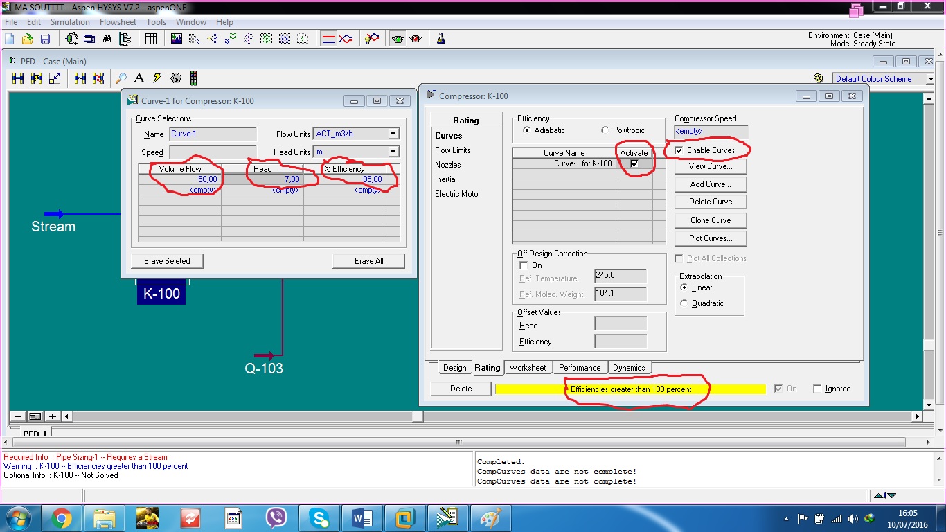 Simulation With Aspen HYSYS: Simulation of Rotating Operations (Pump ...