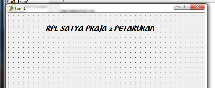Cara Membuat Tulisan Berjalan di Delphi - RPL SAPRA 2