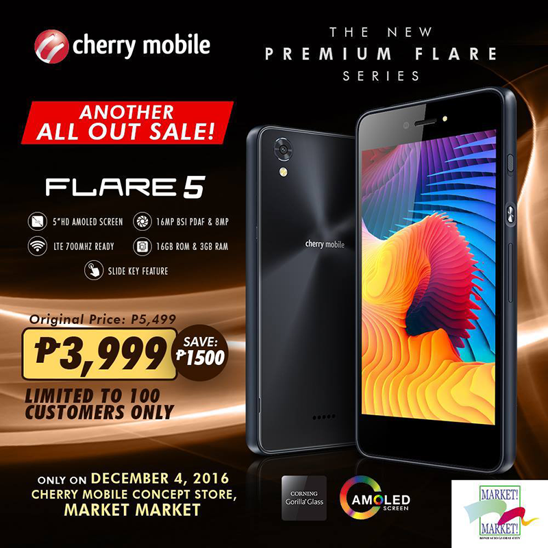 Super Sale Alert: Cherry Mobile Flare 5 Is Priced At PHP 3999 For One ...