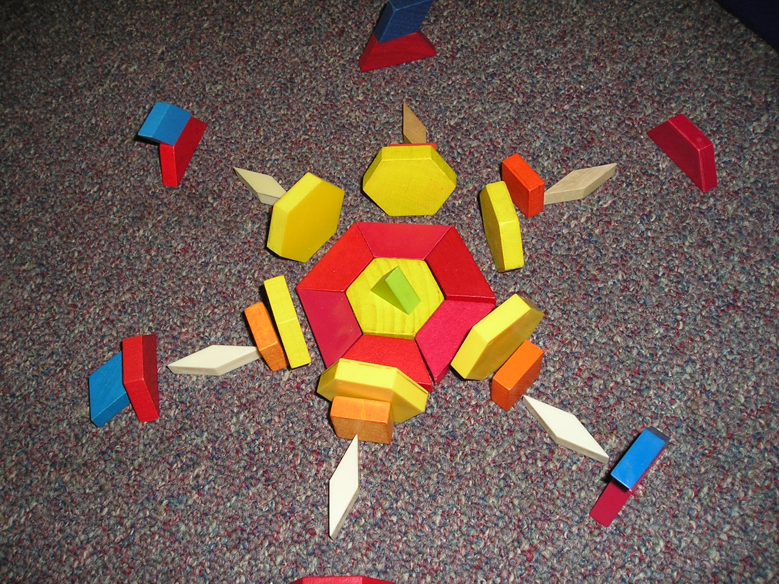 Tales From a K-1 Classroom: Symmetry with Pattern Blocks