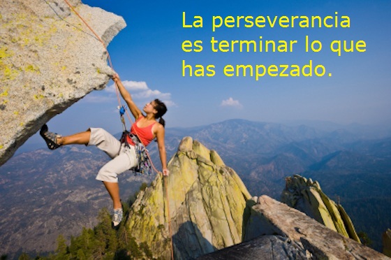PERSEVERANCIA: LA PERSEVERANCIA