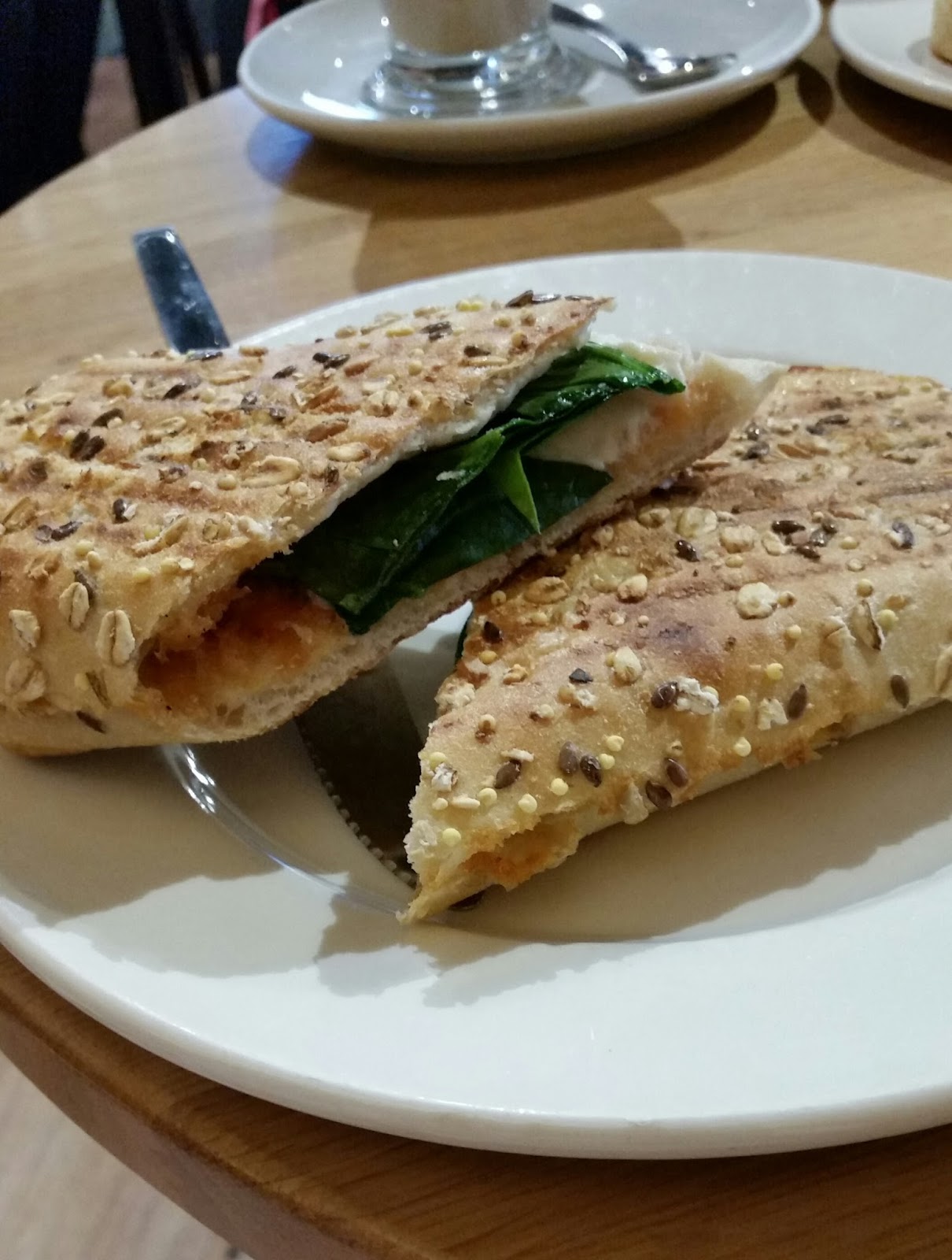 Trust Me Treats: Costa Goats Cheese & Sweet Chilli Chutney Panini review