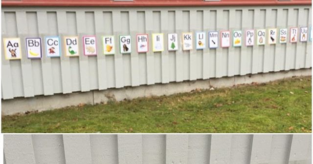 Specialpedagogik för alla: Meningsfulla aktiviteter utomhus: Alfabetet