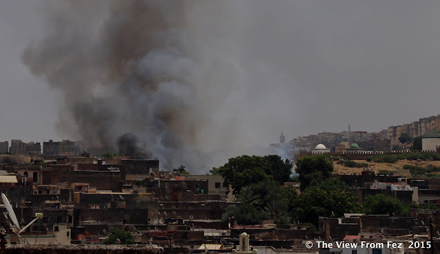 THE VIEW FROM FEZ: Breaking News: Huge Explosion and Fire in Fez