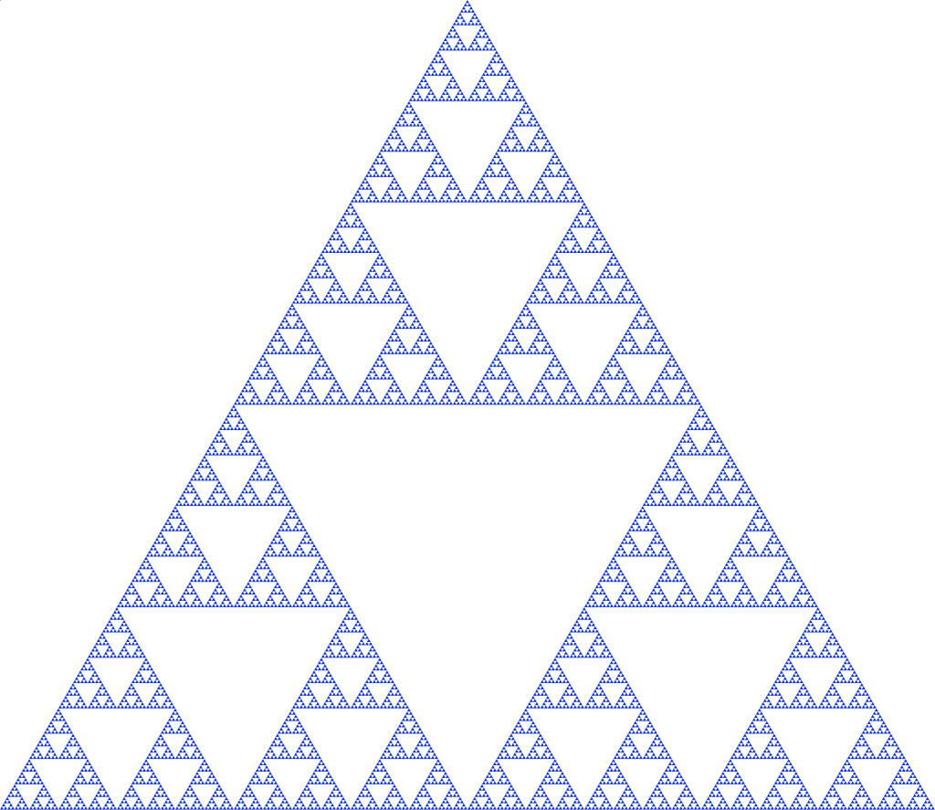 Stealing Commas: The Sierpinski triangle and the structure of Life After