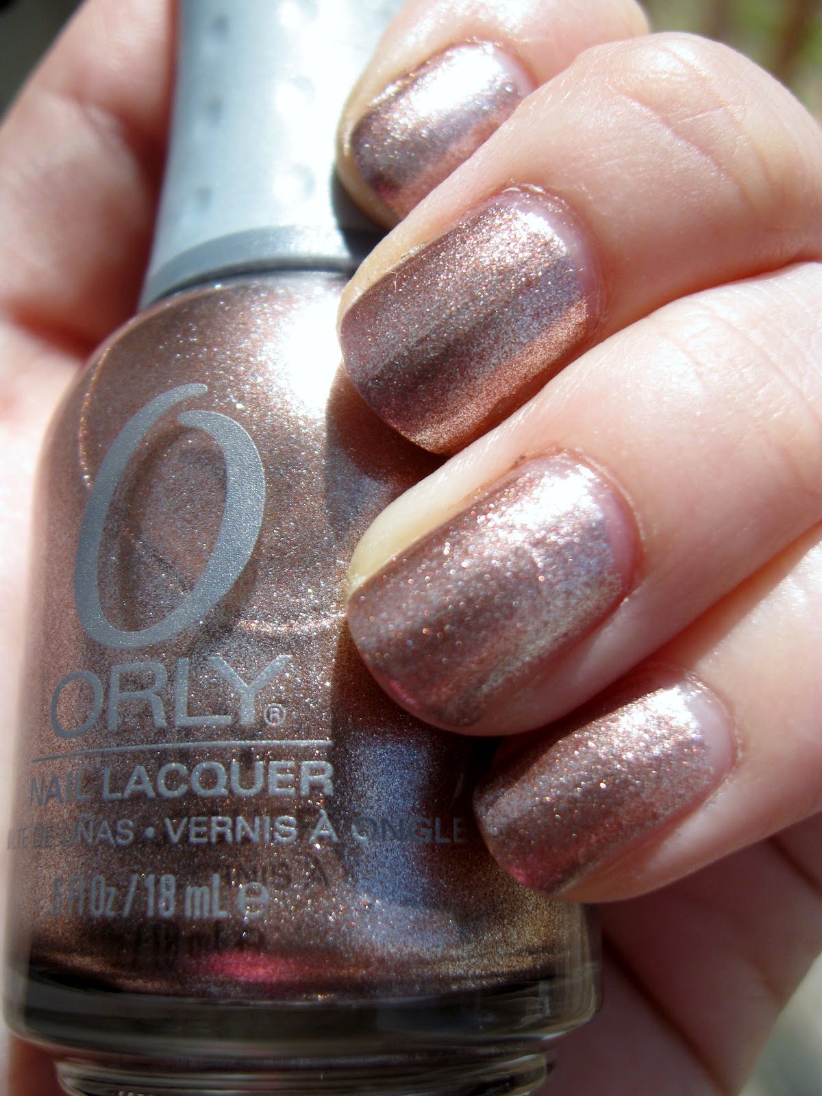 Simply, Autumn Rush: Rose Gold Satisfaction with Orly "Rage"