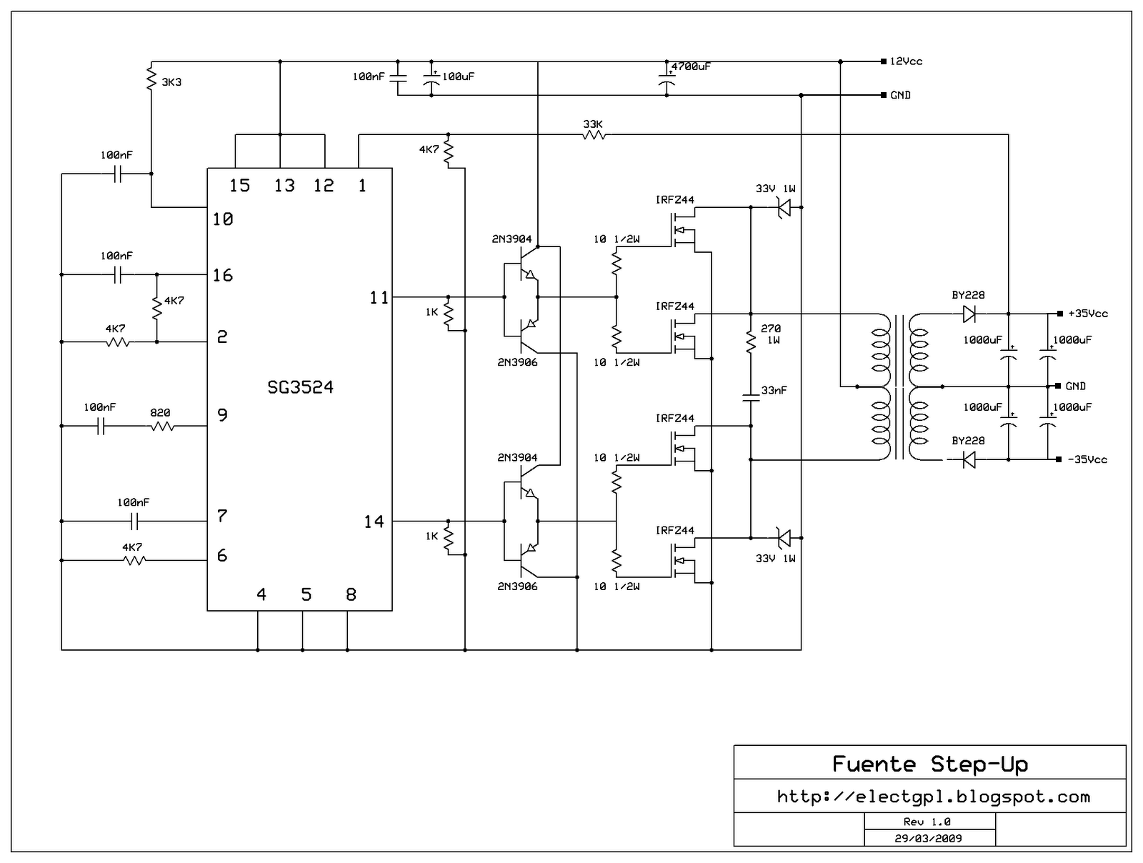 Electgpl Electrónica: Fuente SMPS (Switching Mode Power Supply)
