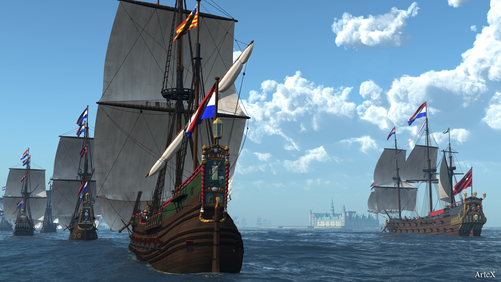 Recreating the ships of the 17th century: 2012