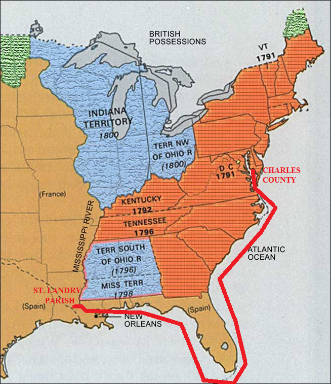 MUDD: FROM MARYLAND TO LOUISIANA: JOSHUA MUDD (circa 1747 - 1813)