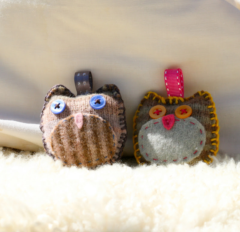 oldpolicehouse: fabulous felt key rings