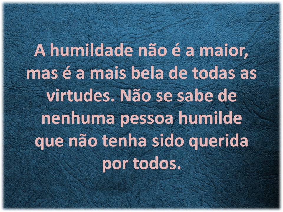 A Mão da Vida: A humildade