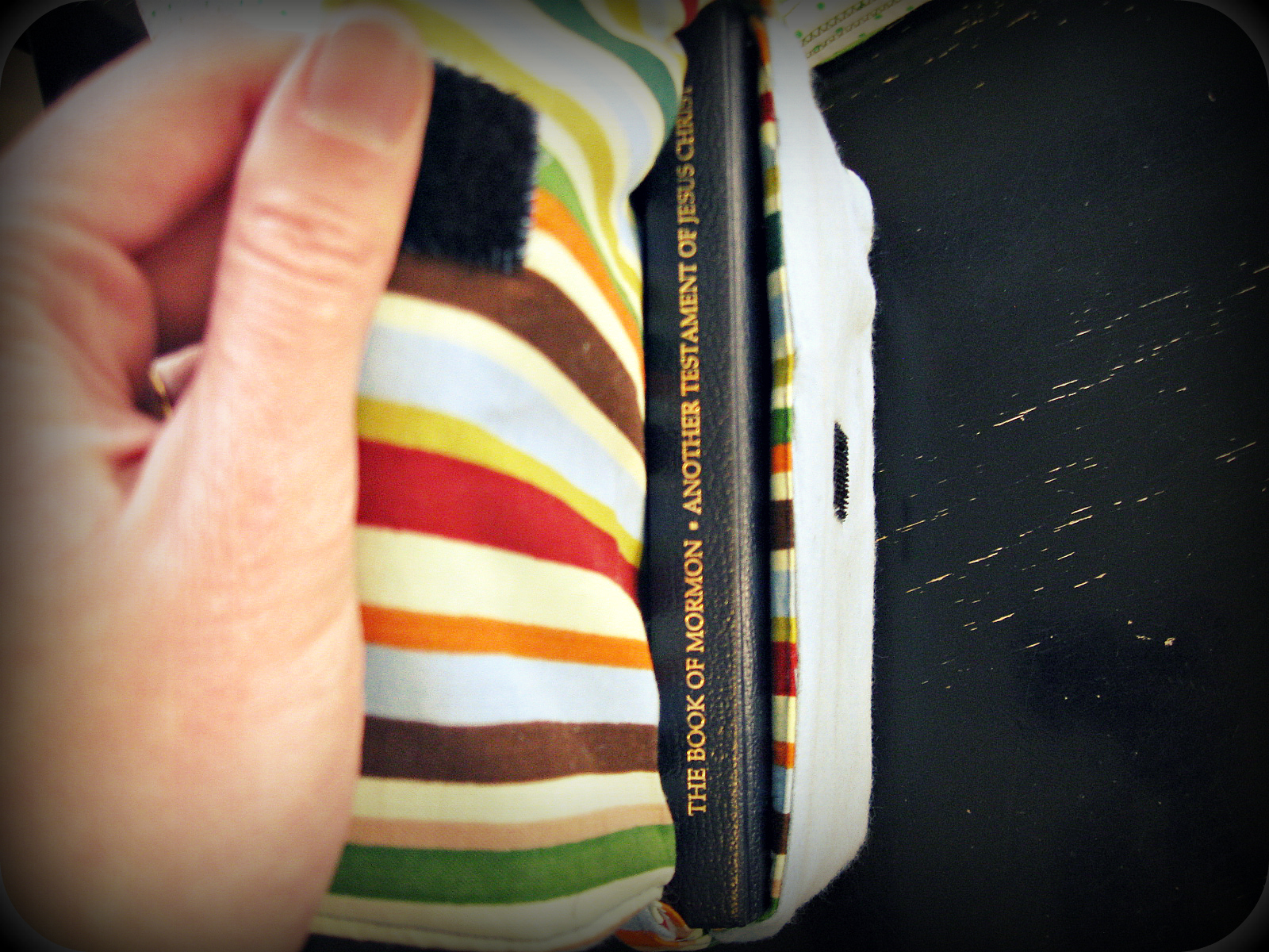 Homemade Gifts-- Scripture Case with Handle