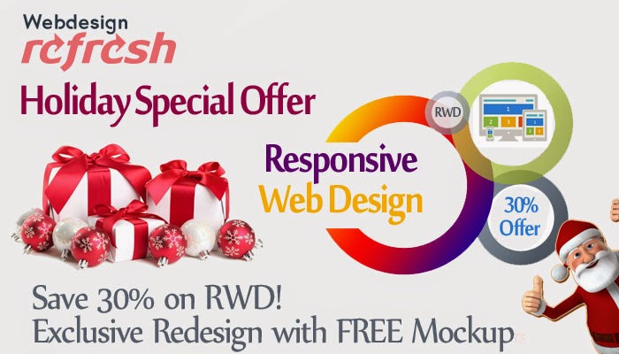 Responsive Web Design Holiday Offer: Web Design Refresh - Web Design ...