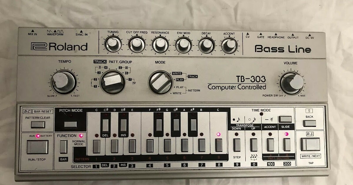 MATRIXSYNTH: Roland TB 303 Vintage Analog Bass Synthesizer Clean And ...