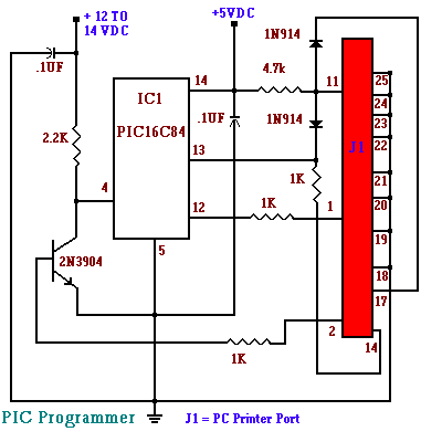 PIC Programmer Circuit schematic with explanation - Electronic Circuit ...
