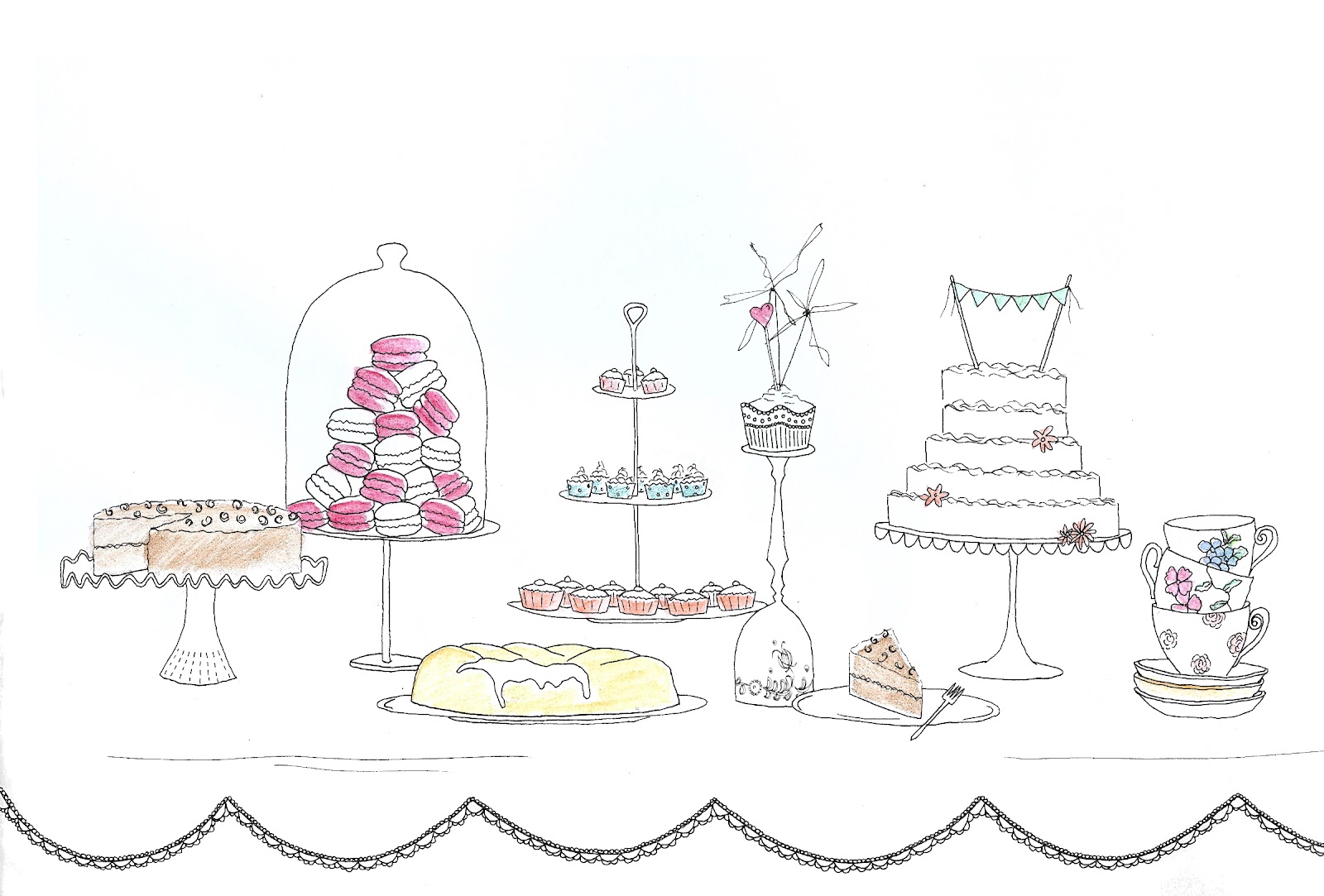 Charlie Davis Styling: tea and cake.