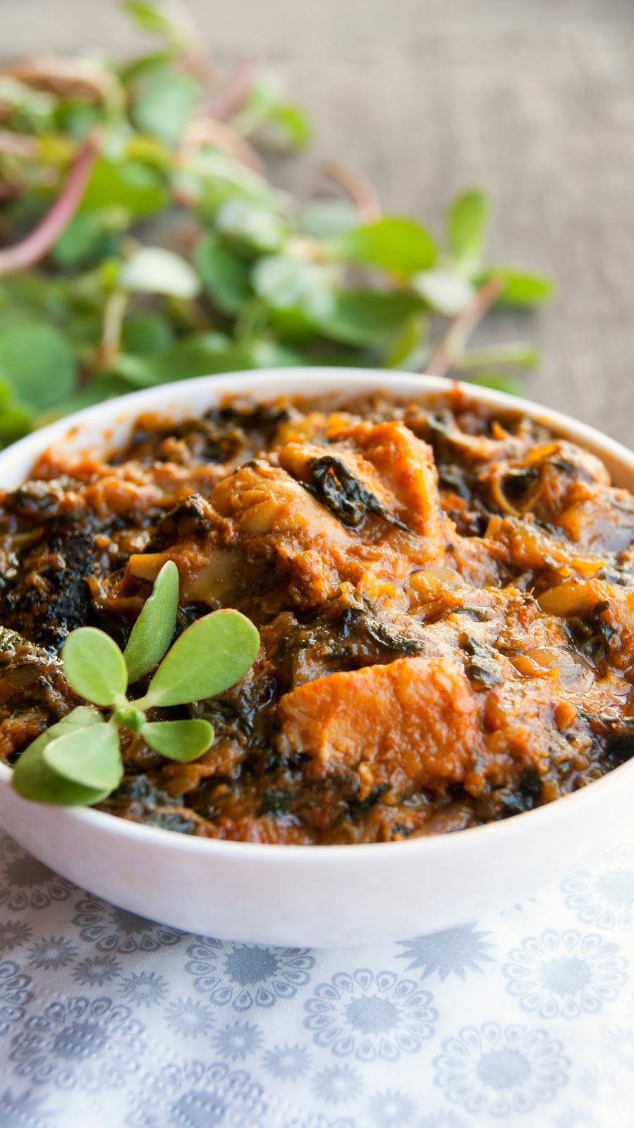 Always Hungry: Chicken with spinach / Palak Chicken