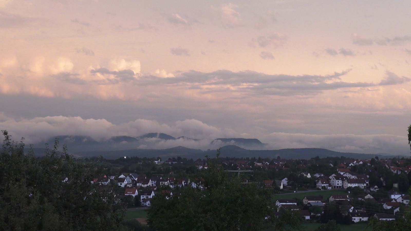 BILDERTANZ: Der Albrand heute abend