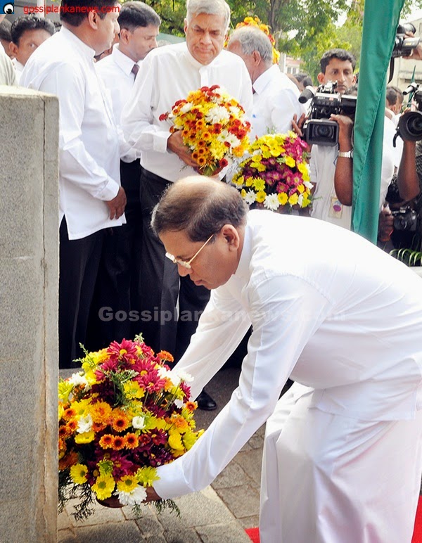 R. Premadasa, 22nd Commemoration ceremony with President and Prime ...
