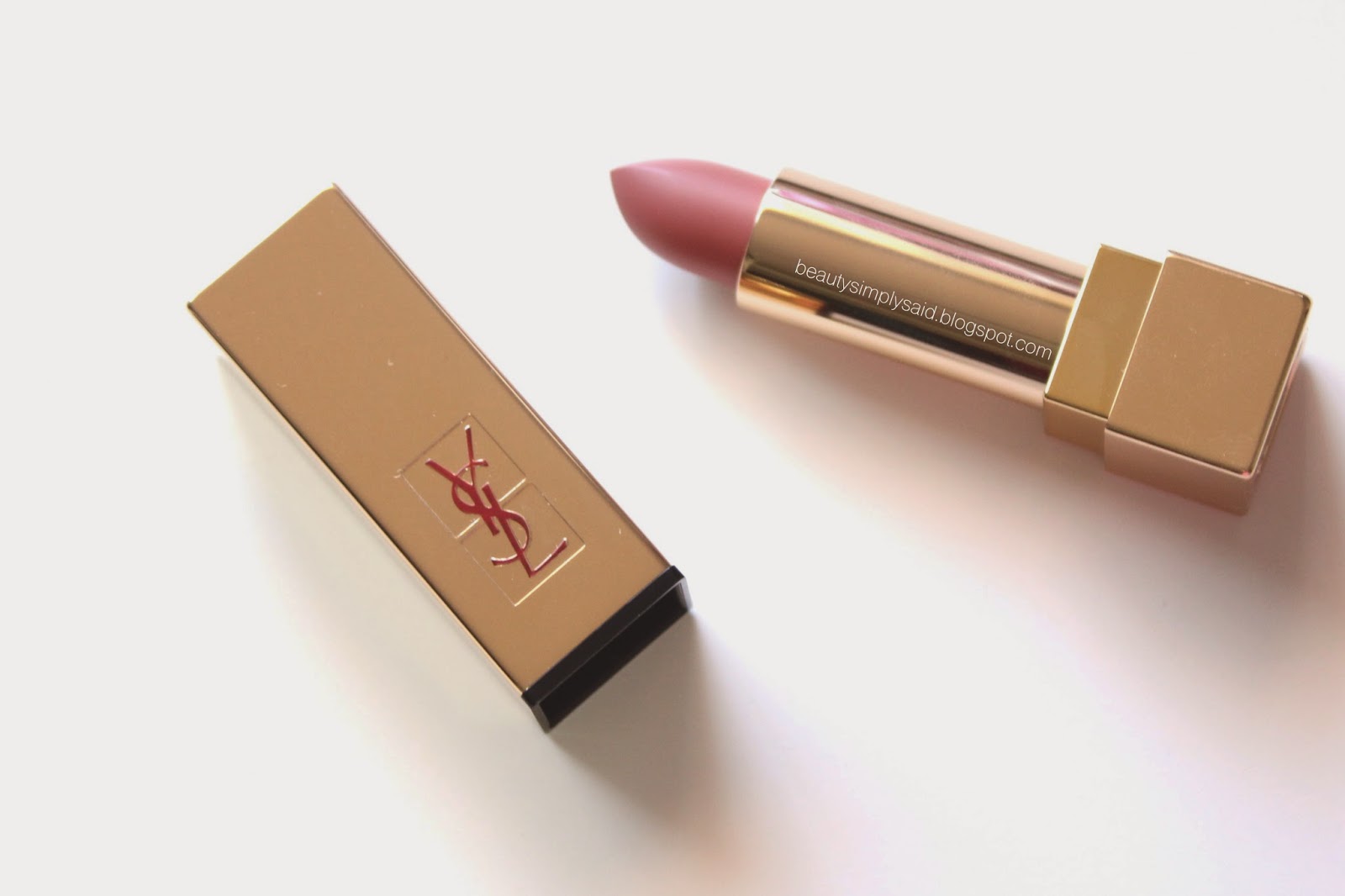 Beauty, Simply Said.: Review: YSL Rouge Pur Couture The Mats #210 Nude ...