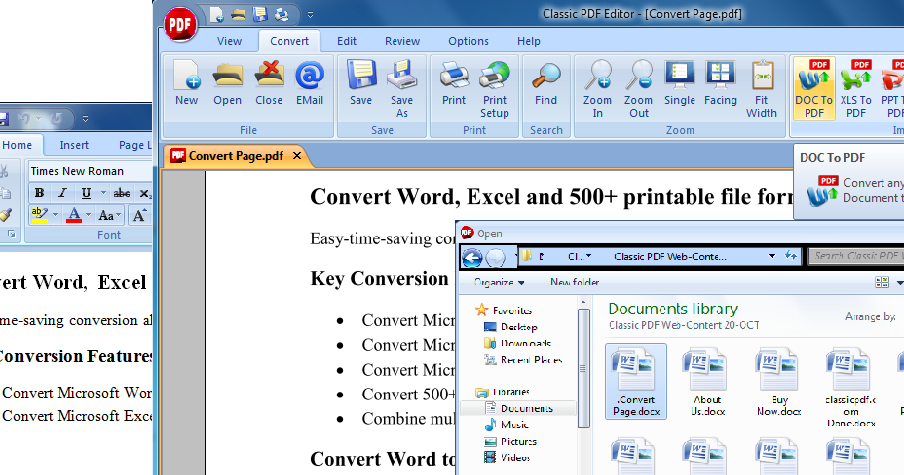 Classic PDF Editor Software: Edit text in PDF