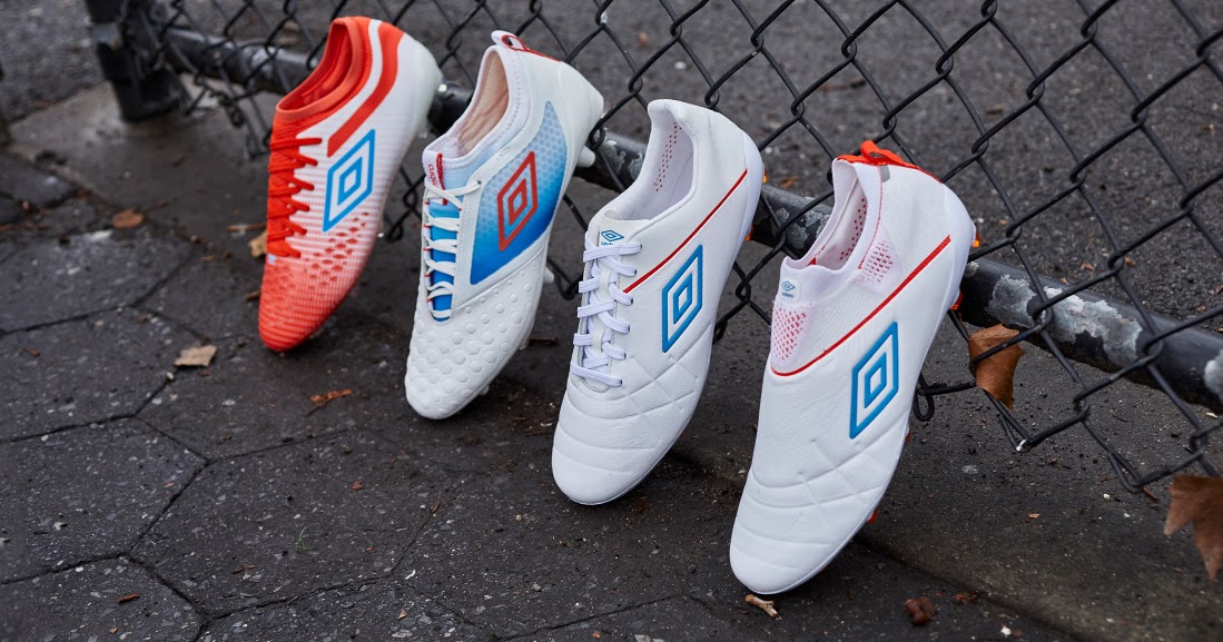 Clean White / Cherry Red / Ibiza Blue Umbro 2019 Boots Pack Revealed ...