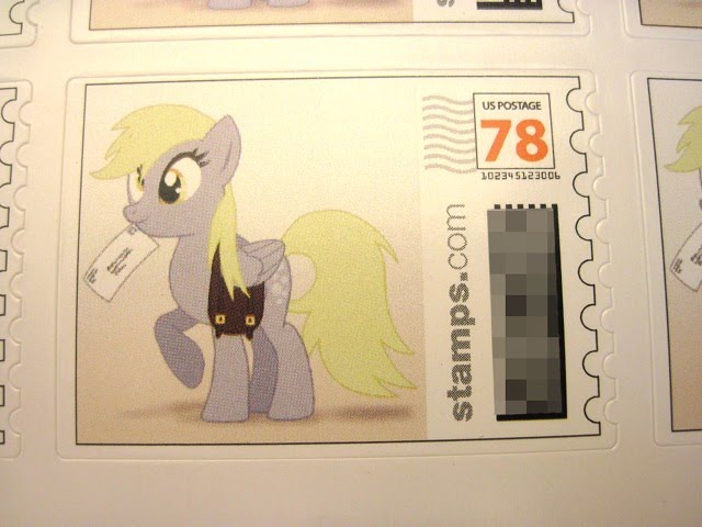 Equestria Daily - MLP Stuff!: Derpy Mail Stamps Have Arrived!