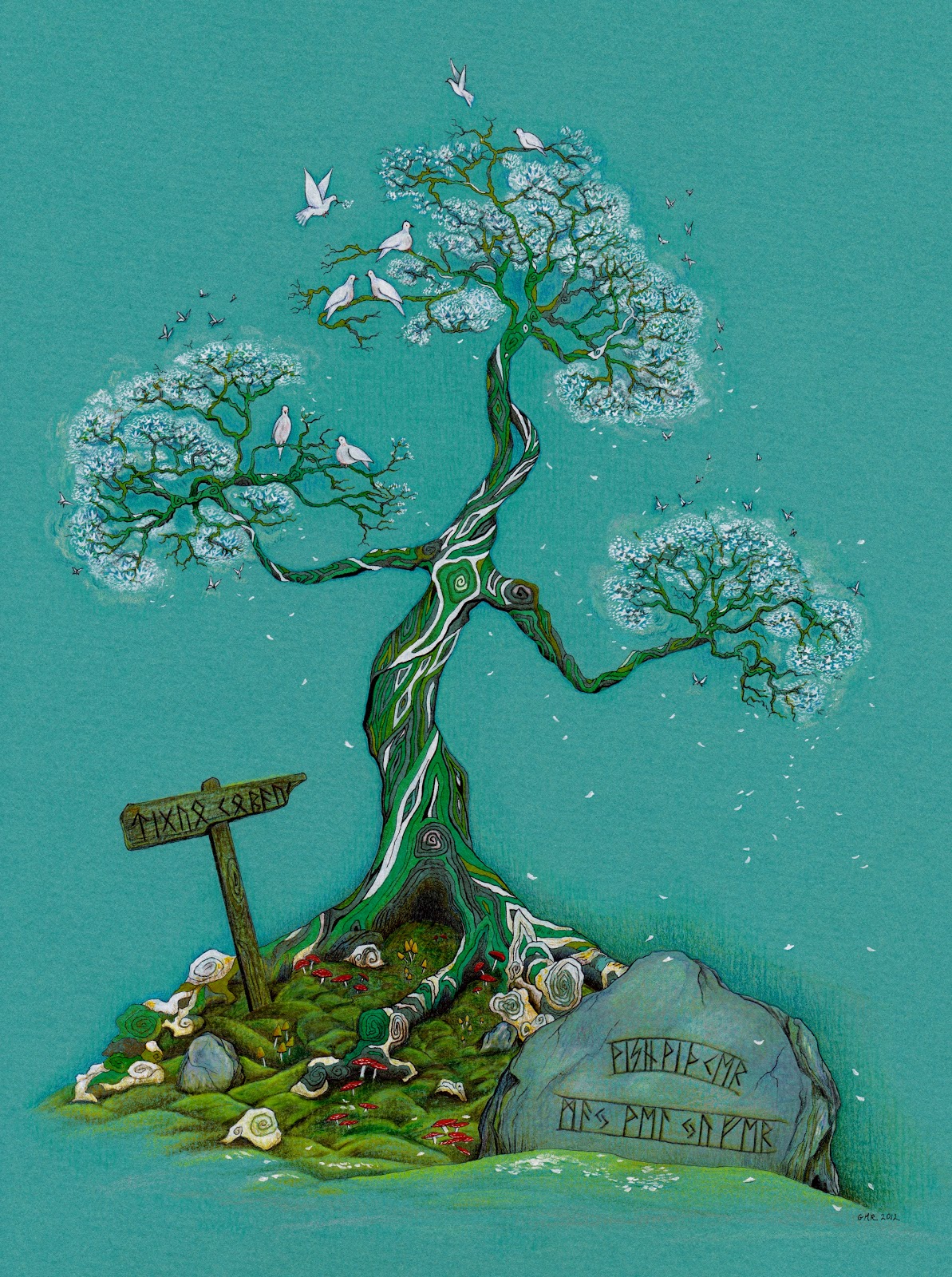 ENCHANTED-ART - Pyrography and Illustration: February 2012