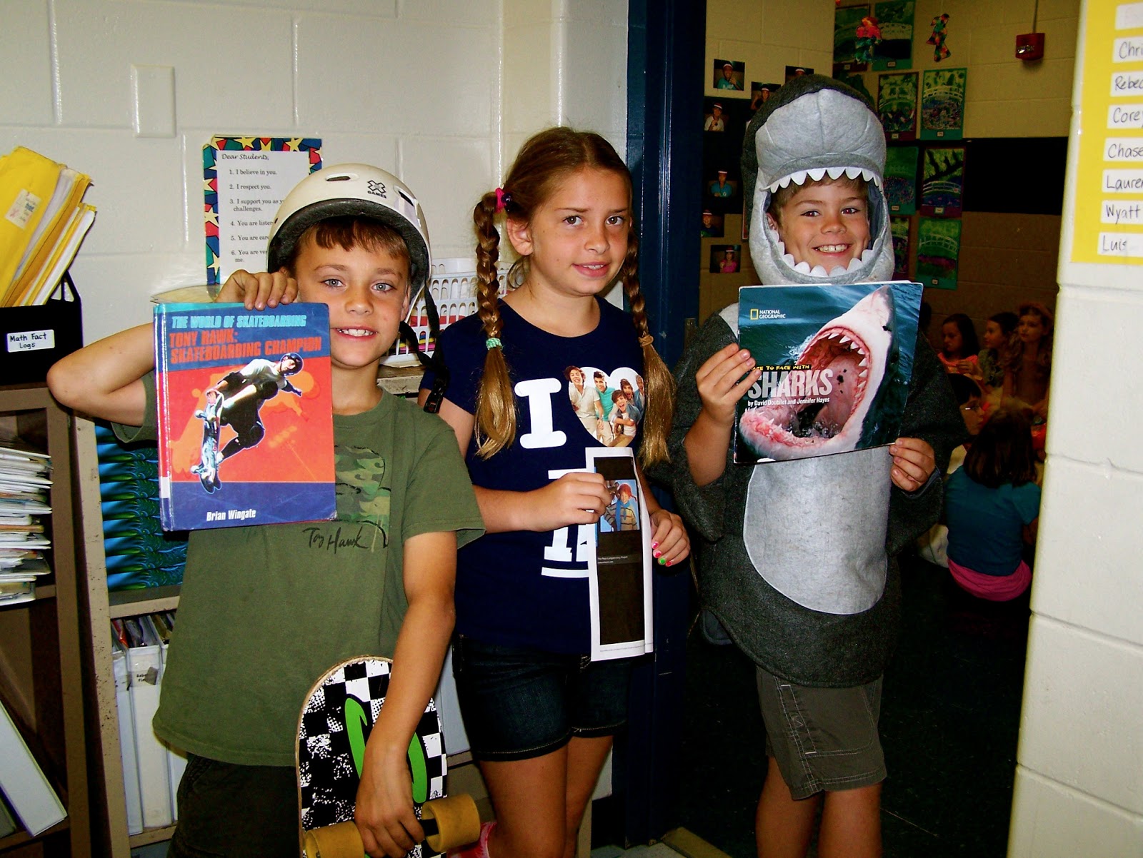 Team Kirkham-Remley Fourth Grade: Book Character Dress Up Day