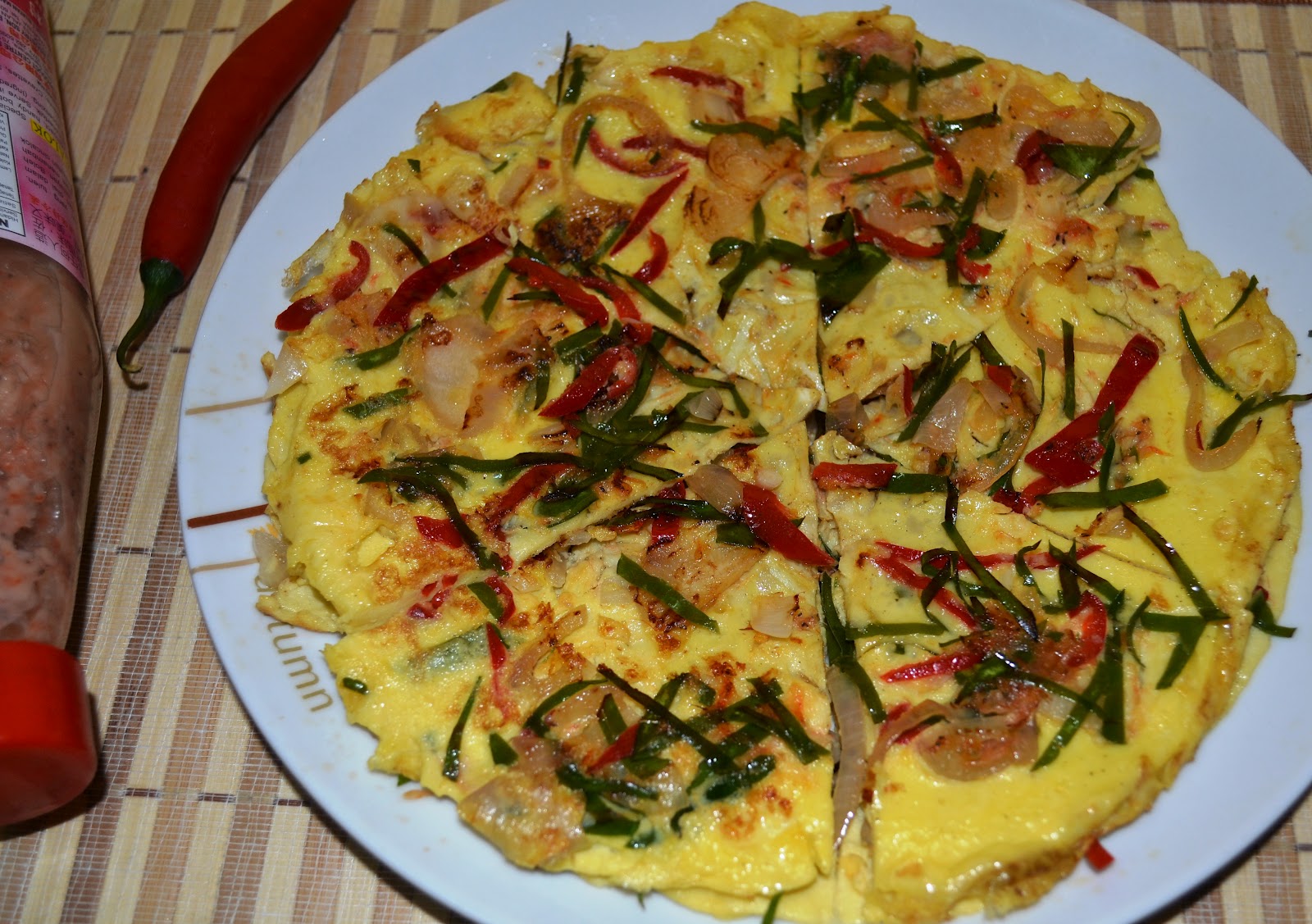 Food@Home Sweet Home: Nyonya Cincalok Omelet (Hay Ya Kay Nui) 虾酱煎蛋