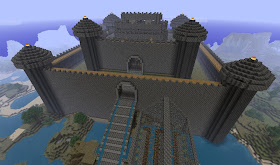 The Minecraft Castle: Cobblestone Minecraft Castle