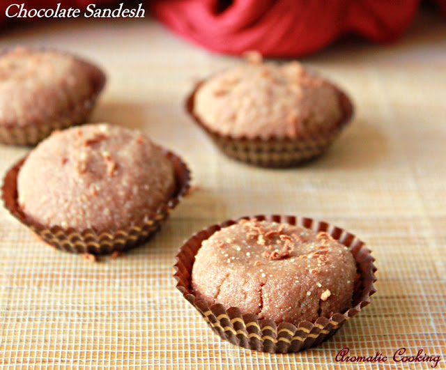 Aromatic Cooking: Chocolate Sandesh