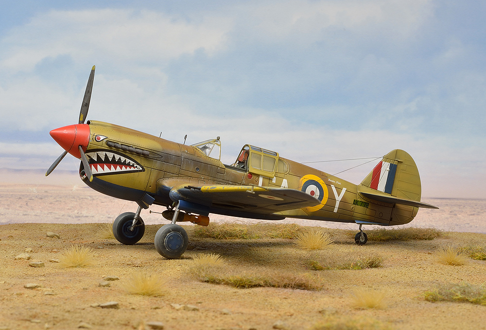 1/72 Kittyhawk Mk.IA - model built by Libor Jekl